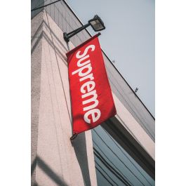 PVC Hanging Banner on Wooden Pole (1000mm x 2000mm)